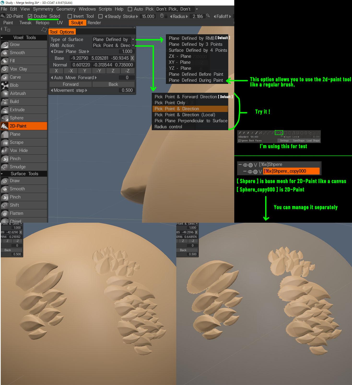 Voxel Tools - 3DCoat Documentation