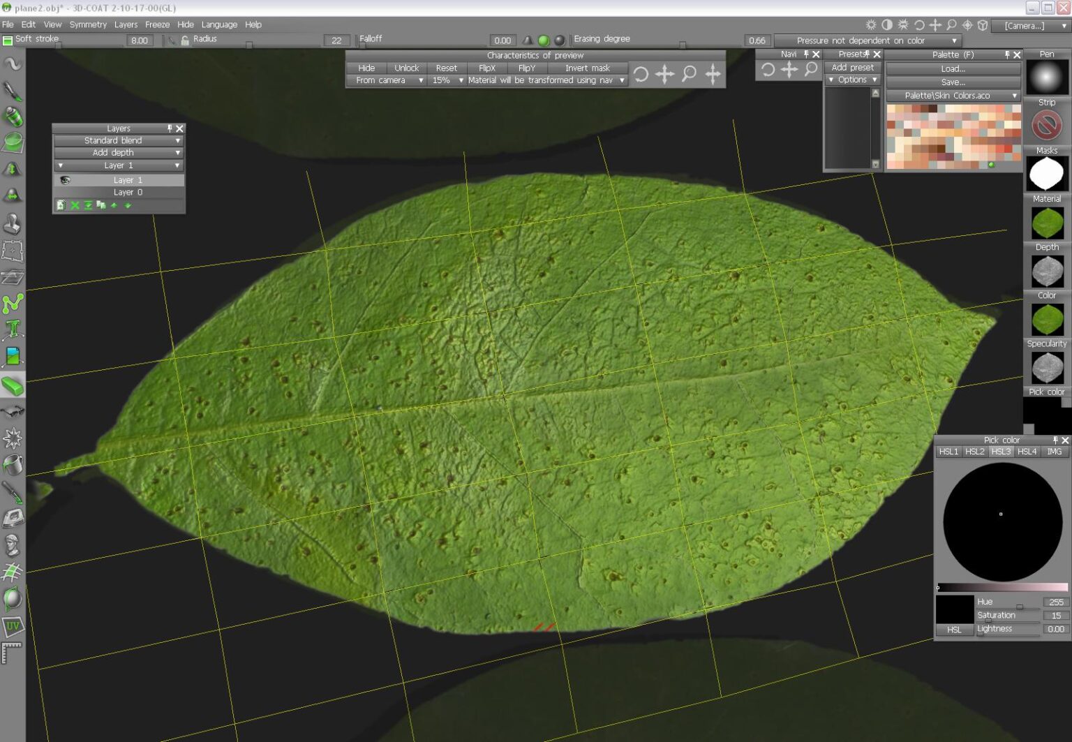 Opacity & Transparency - 3DCoat Documentation