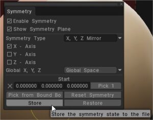 Symmetry - 3DCoat Documentation