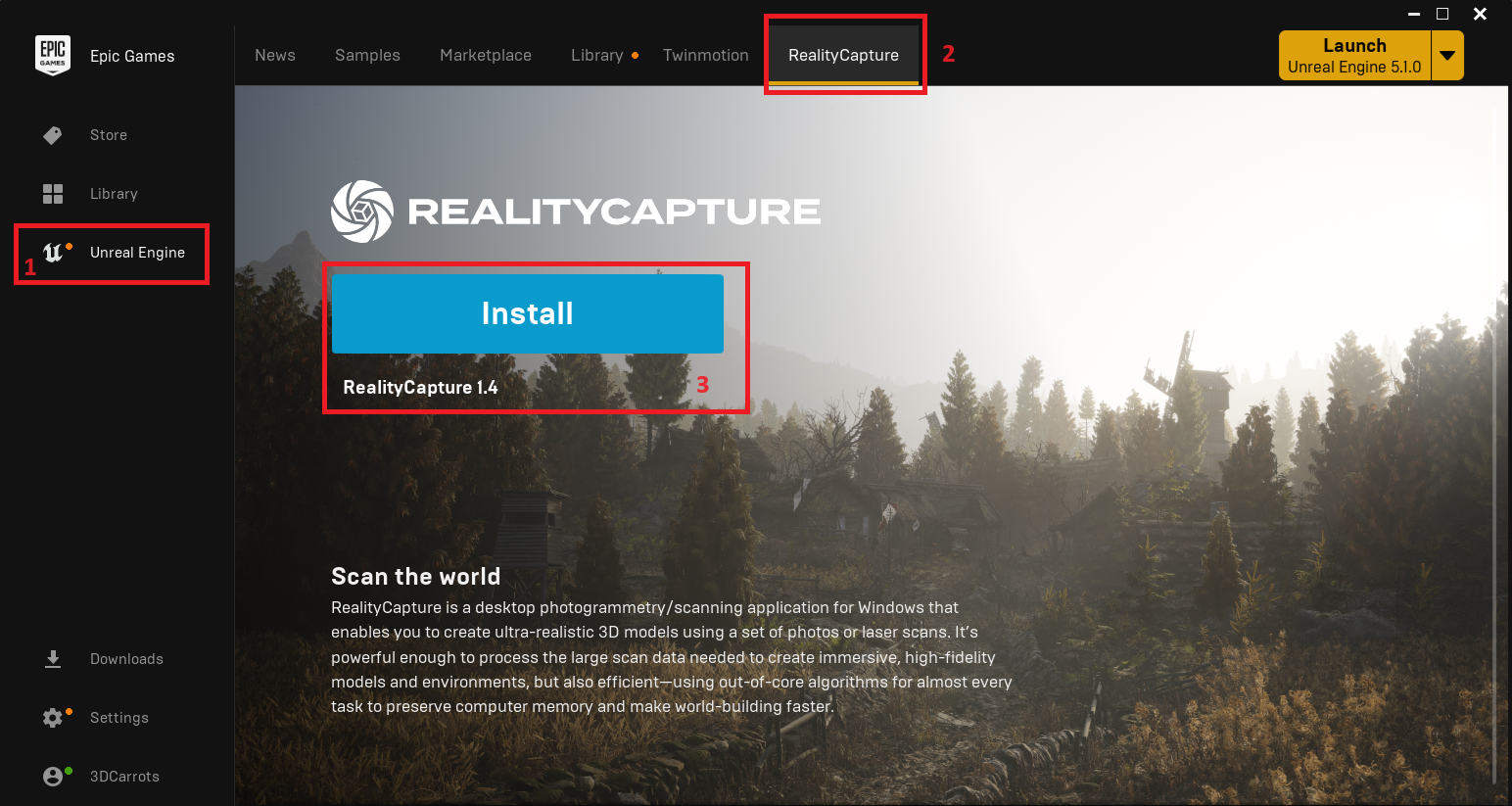 How to install Reality Capture - 3DCoat Documentation