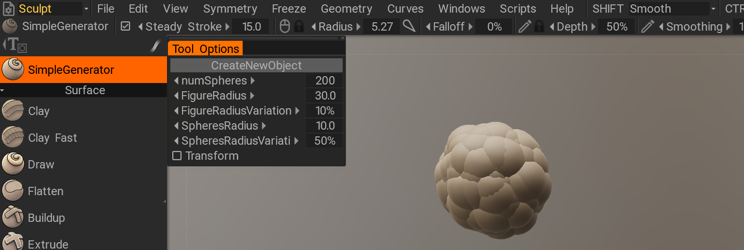 3DCoat Core API: 0050_GeneratorExample.cpp